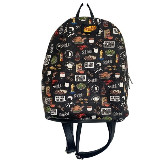 Funko | Bags | Seinfeld Backpack Black Tv Show Comedy Sitcom 9s ...